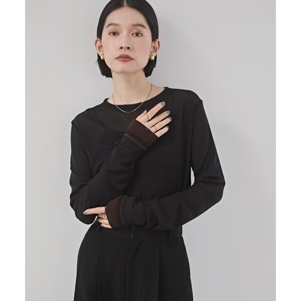 『セール実施中』ZOZO問い合わせ番号:99899268ショップ:hunch，ハンチブランド:hunch，ハンチ商品名:パワーネット 配色 レイヤード シアートップスカテゴリ:トップス>Tシャツ/カットソーブランド品番:WTS7070...