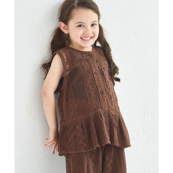 『タイムセール実施中』ZOZO問い合わせ番号:99899331ショップ:pairmanon，ペアマノンブランド:pairmanon，ペアマノン，coucou manon，ククゥ マノン商品名:インド コットン 総レース ペプラム ベストカテ...