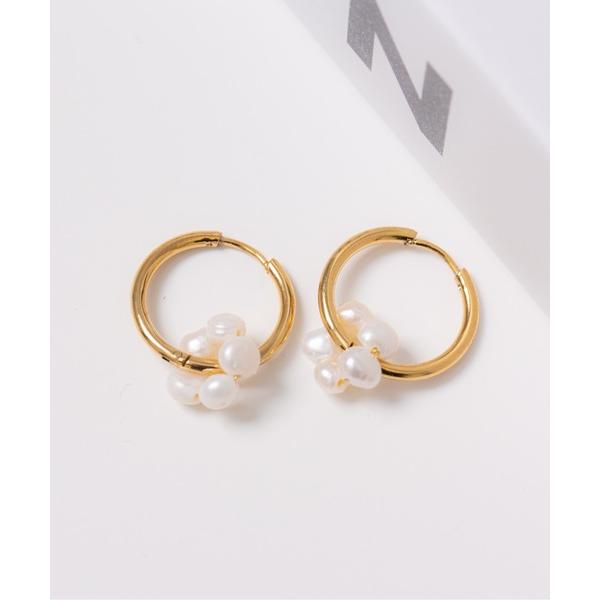 『セール実施中』※このアイテムは返品・交換対象外商品です。ZOZO問い合わせ番号:99900582ショップ:CERCA，チェルカブランド:Peony，ピオニー商品名:【Peony/ピオニー】/2way 淡水パール　フープピアスカテゴリ:アク...