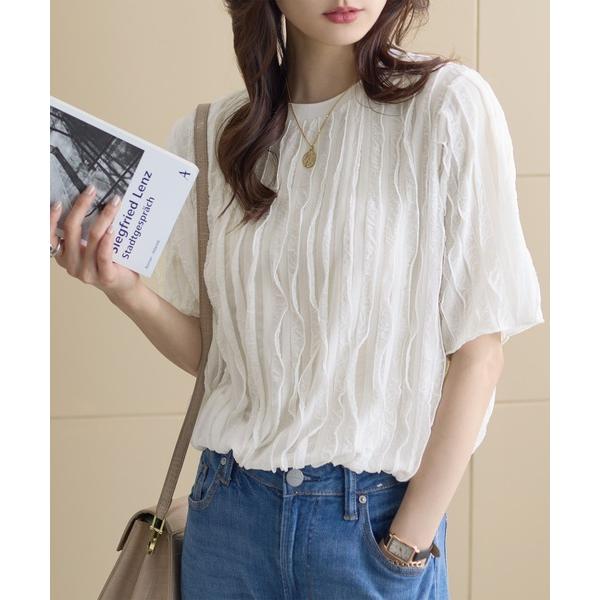 『タイムセール実施中』ZOZO問い合わせ番号:99900823ショップ:ReDial，リダイアルブランド:ReDial，リダイアル商品名:フリルTシャツ（半袖)カテゴリ:トップス>Tシャツ/カットソーブランド品番:60881素材:ポリ...