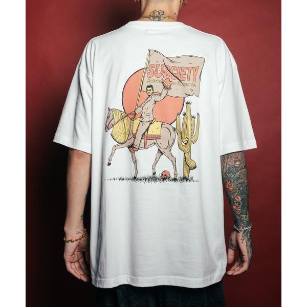 『タイムセール実施中』ZOZO問い合わせ番号:99920244ショップ:Subciety，サブサエティブランド:Subciety，サブサエティ商品名:Separatist teeカテゴリ:トップス>Tシャツ/カットソーブランド品番:1...