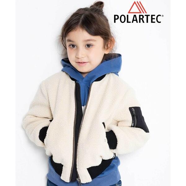 『タイムセール実施中』ZOZO問い合わせ番号:99931571ショップ:BEBE ONLINE STORE，ベベ オンラインストアブランド:WASK，ワスク商品名:MA1リバーシブルボアブルゾン(110~160cm)カテゴリ:ジャケット/ア...