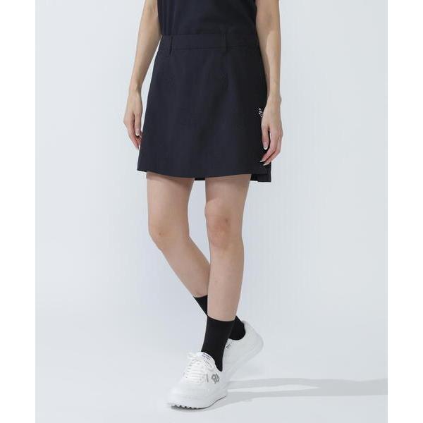 『セール実施中』ZOZO問い合わせ番号:99932035ショップ:the HOUSE，ザハウスブランド:PEARLY GATES，パーリーゲイツ商品名:【PEARLY GATES】Peロゴ柄刺繍スカートカテゴリ:スカート>スカートブラ...