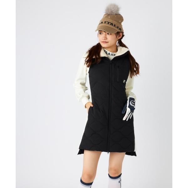 『タイムセール実施中』ZOZO問い合わせ番号:99932381ショップ:OCEAN GOLF，オーシャンゴルフブランド:FILA GOLF，フィラゴルフ 商品名:【FILA GOLF:フィラゴルフ】レディース中綿ワンピース　ゴルフ　撥水加工...