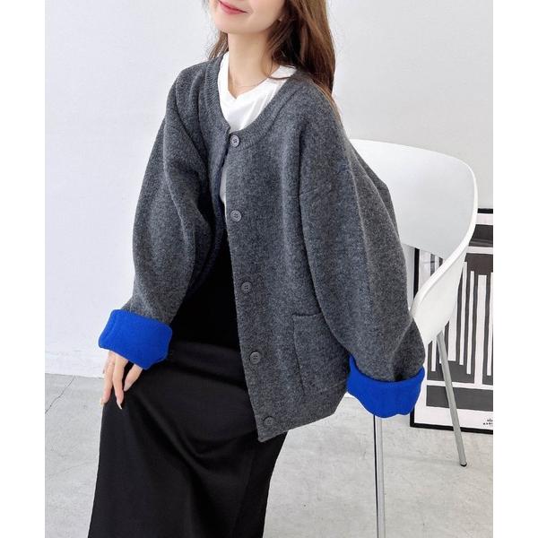 『タイムセール実施中』ZOZO問い合わせ番号:99932634ショップ:INGNI，イングブランド:INGNI SOELA，イングソエラ，INGNI，イング商品名:【INGNI　SOELA】裏配色　ニット　カーディガン／WEB限定カテゴリ:...