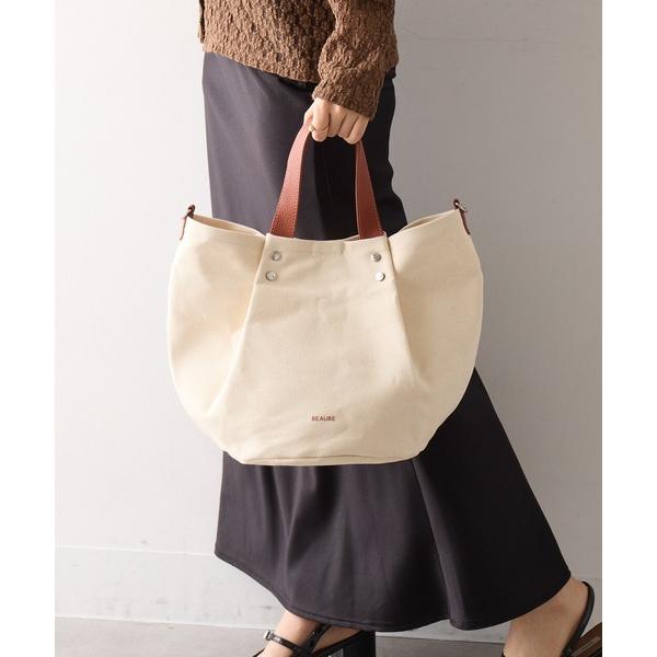 『タイムセール実施中』ZOZO問い合わせ番号:99932814ショップ:SETUP7，セットアップセブンブランド:Beau're，ヴュレ，SETUP7，セットアップセブン商品名:【BEAURE】コットン×カウレザー キャンバスバルーントート...