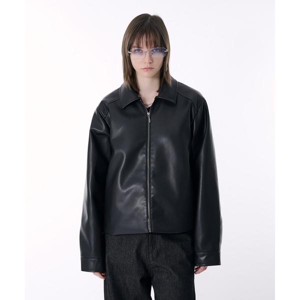 『タイムセール実施中』ZOZO問い合わせ番号:99933969ショップ:epnok，エプノックブランド:selle glant，セレグランテ商品名:2WAY DOUBLE ZIP FAKE LEATHER JACKET/2WAYダブルジップ...