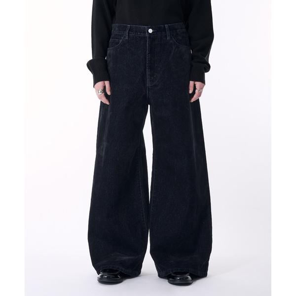 『タイムセール実施中』ZOZO問い合わせ番号:99933980ショップ:epnok，エプノックブランド:selle glant，セレグランテ商品名:FLOCKING DENIM WIDE PANTS/フロッキーデニムワイドパンツカテゴリ:パ...