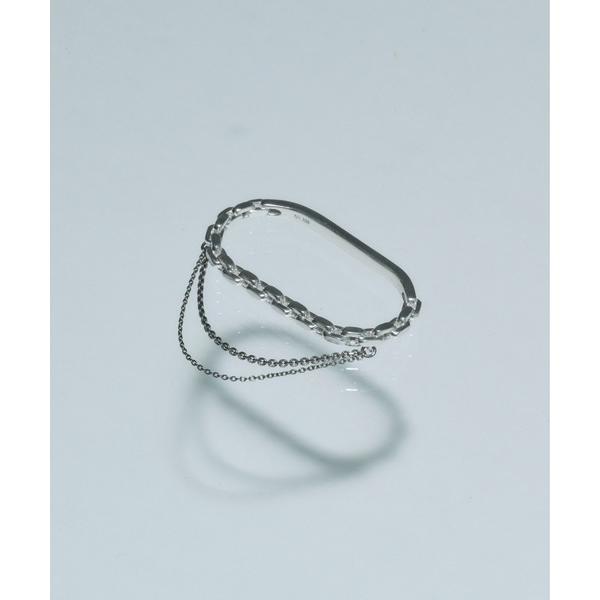 ZOZO問い合わせ番号:99935069ショップ:and cloud，アンドクラウドブランド:and cloud，アンドクラウド商品名:Drape Chain Double Ringカテゴリ:アクセサリー>リングブランド品番:5410...