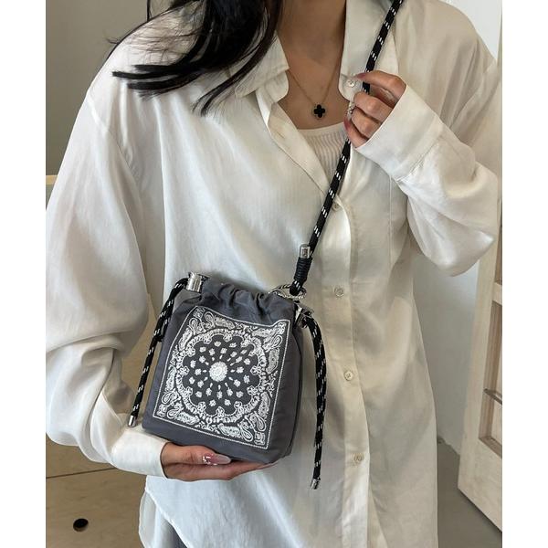 『タイムセール実施中』ZOZO問い合わせ番号:99935370ショップ:CALIFORNIA OUTFITTERS，カリフォルニア アウトフィッターズブランド:folka，フォルカ商品名:10D44-SZ バンダナ ペイズリー柄 刺繍 ミニ...