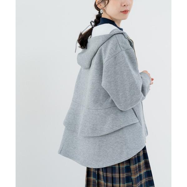 『タイムセール実施中』ZOZO問い合わせ番号:99935723ショップ:Ada.，エイダブランド:ANNA LUNA，アンナルナ商品名:【ANNA LUNA】後ろ姿まで可愛い 裏起毛 ペプラム ジップパーカーカテゴリ:トップス>パーカ...