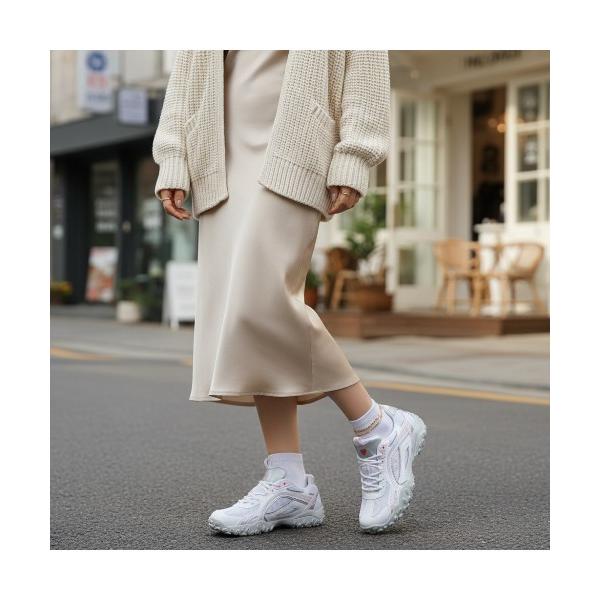 『タイムセール実施中』ZOZO問い合わせ番号:99935753ショップ:FILA，フィラブランド:FILA，フィラ商品名:FILA ECHAPPE MS HEARTカテゴリ:シューズ>スニーカーブランド品番:WFW25067102素材...