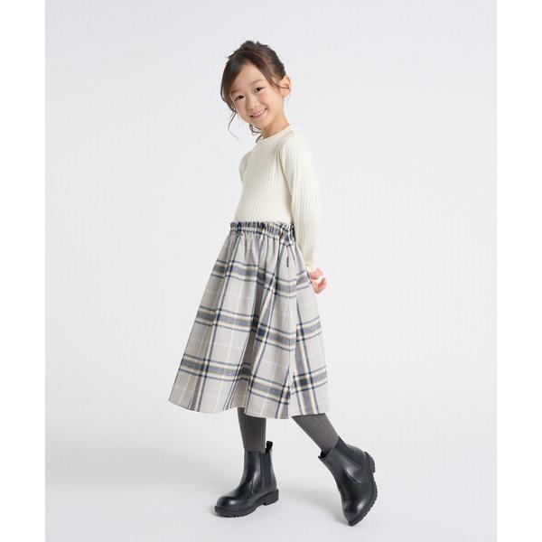 『セール実施中』ZOZO問い合わせ番号:99936124ショップ:COMME CA ISM，コムサイズムブランド:COMME CA ISM，コムサイズム商品名:チェック ドッキング ワンピースカテゴリ:ワンピース/ドレス>ワンピースブ...