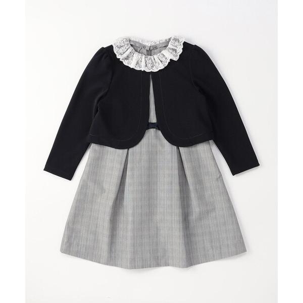 『タイムセール実施中』ZOZO問い合わせ番号:99936136ショップ:COMME CA ISM，コムサイズムブランド:COMME CA ISM，コムサイズム商品名:【セットアイテム】レース襟付きドレス×ボレロ(140-160cm)カテゴリ...