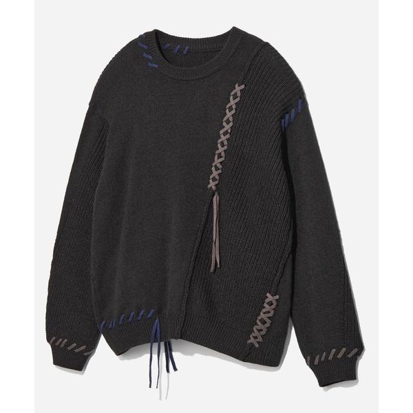 『セール実施中』ZOZO問い合わせ番号:99936429ショップ:HARE，ハレブランド:HARE，ハレ商品名:クロスステッチニットプルオーバー(HARE)カテゴリ:トップス>ニット/セーターブランド品番:605837素材:アクリル6...