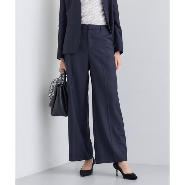 『タイムセール実施中』ZOZO問い合わせ番号:99939961ショップ:INDIVI，インディヴィブランド:INDIVI，インディヴィ商品名:【日本製／スーツ／通勤】シルクウールストレッチ ワイドパンツカテゴリ:フォーマルスーツ/小物&gt...