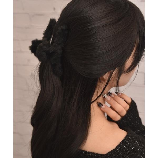 『タイムセール実施中』ZOZO問い合わせ番号:99967446ショップ:VIBGYOR，ヴィブジョーブランド:VIBGYOR Women，ヴィブジョー　ウィメン商品名:【float】もこもこ フェイクファー シンプル ミニ バンスクリップ【...