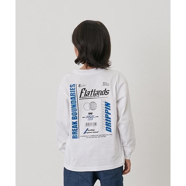 『セール実施中』ZOZO問い合わせ番号:99967533ショップ:GLAZOS，グラソスブランド:GLAZOS，グラソス商品名:【SKIT0LY】【プチプラ】バック２トーンロゴプリント長袖Tシャツカテゴリ:トップス>Tシャツ/カットソ...