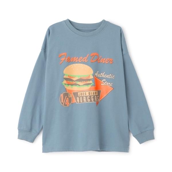 『セール実施中』ZOZO問い合わせ番号:99967534ショップ:GLAZOS，グラソスブランド:GLAZOS，グラソス商品名:【SKIT0LY】フロントハンバーガープリント長袖Tシャツカテゴリ:トップス>Tシャツ/カットソーブランド...