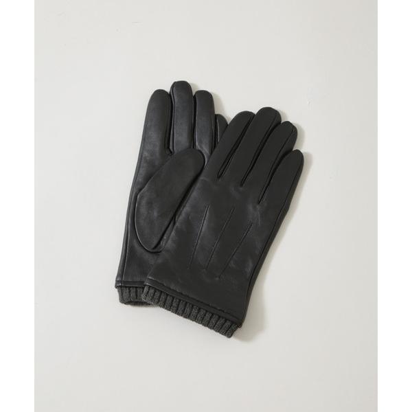 『セール実施中』ZOZO問い合わせ番号:99968161ショップ:NANO universe，ナノユニバースブランド:NANO universe，ナノユニバース商品名:タッチパネル対応 リブ付きラムレザーグローブカテゴリ:ファッション雑貨&...