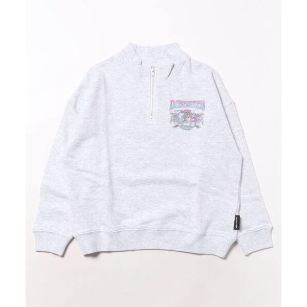 『タイムセール実施中』ZOZO問い合わせ番号:99968330ショップ:DC SHOES，ディーシーブランド:DC SHOES，ディーシーシューズ商品名:25 KD ROCK SKULL HAL/DCキッズハーフジップスウェットトレーナーカ...