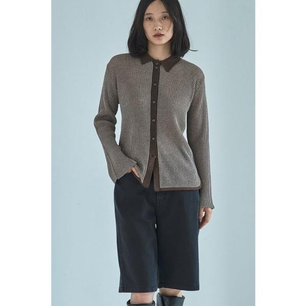 『セール実施中』ZOZO問い合わせ番号:99968639ショップ:marjour，マージュールブランド:marjour，マージュール商品名:PLATING KNIT SHIRTSカテゴリ:トップス>ニット/セーターブランド品番:752...