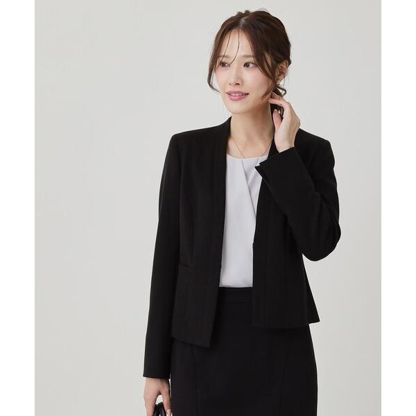 『タイムセール実施中』ZOZO問い合わせ番号:99968872ショップ:COUP DE CHANCE，クードシャンスブランド:COUP DE CHANCE，クードシャンス商品名:【日本製／セットアップ可】ジャージ素材のカラーレスジャケットカ...