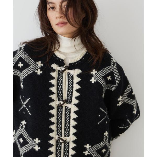 『タイムセール実施中』ZOZO問い合わせ番号:99969058ショップ:YARD PLUS/AUNT MARIE'S，ヤードプリュス/アントマリーズブランド:Libra Cue，リブラ キュー商品名:クロスステッチニットカーディガンカテゴリ...