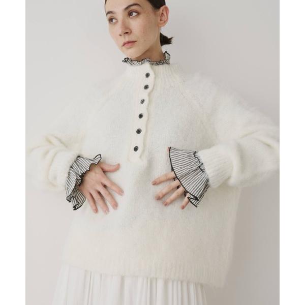 『タイムセール実施中』ZOZO問い合わせ番号:99969063ショップ:YARD PLUS/AUNT MARIE'S，ヤードプリュス/アントマリーズブランド:Libra Cue，リブラ キュー商品名:モヘアタッチボトルネックプルオーバーカテ...