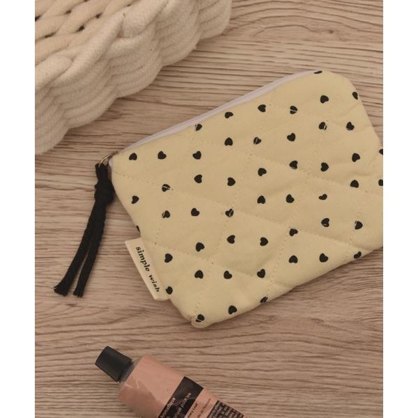 『セール実施中』ZOZO問い合わせ番号:99969616ショップ:VIBGYOR，ヴィブジョーブランド:VIBGYOR Women，ヴィブジョー　ウィメン商品名:【float】ハート柄 キルティングデザイン マルチポーチ(タッセル付き)カテ...