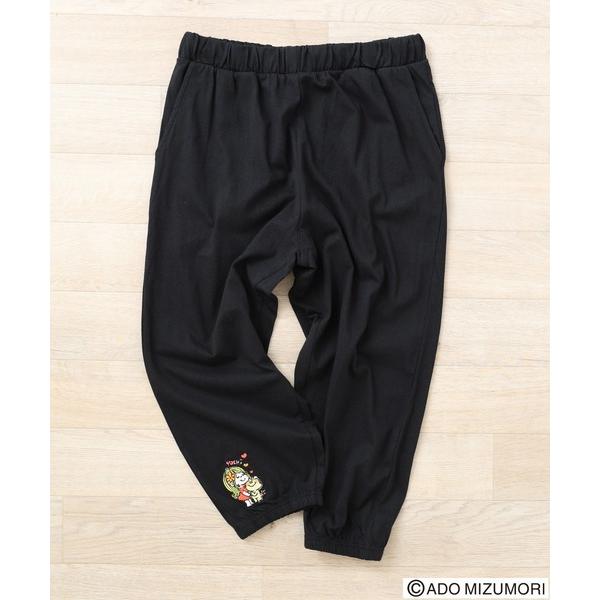 ZOZO問い合わせ番号:99970214ショップ:FUNALIVE，ファンアライブブランド:FUNALIVE，ファンアライブ商品名:水森亜土 刺繍クロップド七分丈パンツカテゴリ:パンツ>その他パンツブランド品番:CBT-MA2452-...