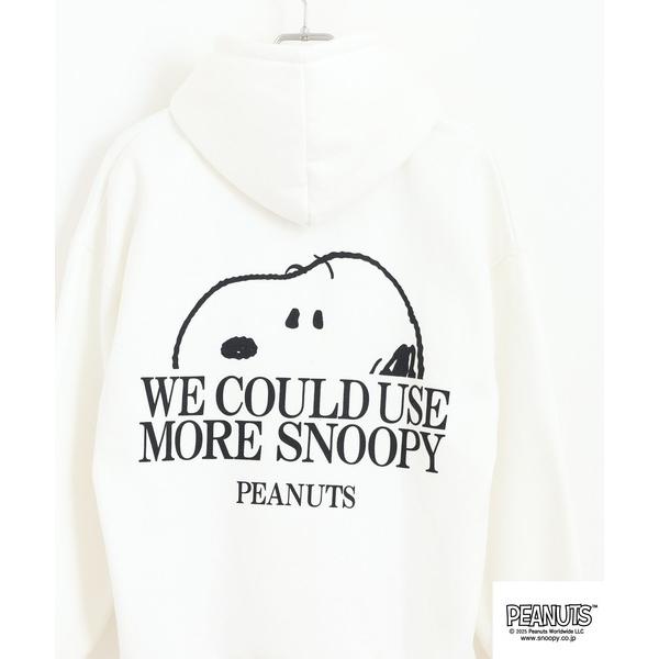 ZOZO問い合わせ番号:99970216ショップ:FUNALIVE，ファンアライブブランド:PEANUTS，ピーナッツ，FUNALIVE，ファンアライブ商品名:PEANUTS スヌーピー柄裏起毛プルパーカーカテゴリ:トップス>パーカー...