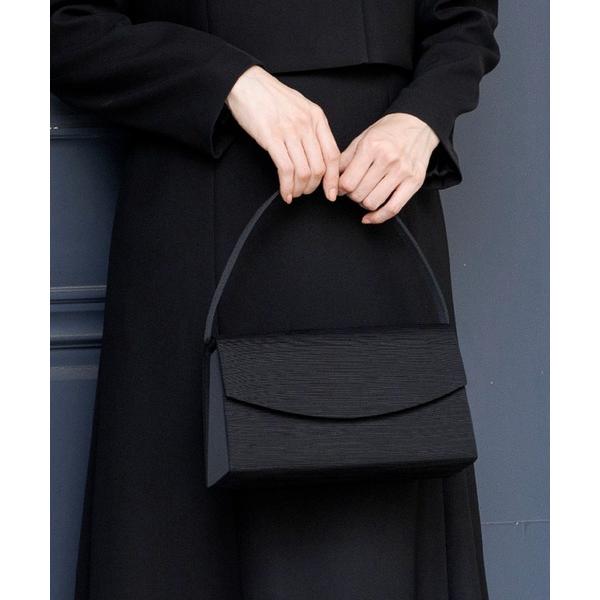 『タイムセール実施中』ZOZO問い合わせ番号:99970682ショップ:CARETTE，カレットブランド:CARETTE，カレット商品名:「米沢織」の日本製 ブラックバッグ【喪服 礼服 ブラックフォーマル】カテゴリ:バッグ>ハンドバッ...