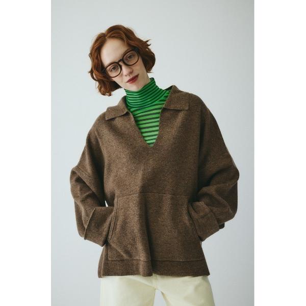 ZOZO問い合わせ番号:99970708ショップ:HeRIN.CYE，ヘリンドットサイブランド:HeRIN.CYE，ヘリンドットサイ商品名:Nep pullover knit tops　　ネッププルオーバーニットトップスカテゴリ:トップス&...