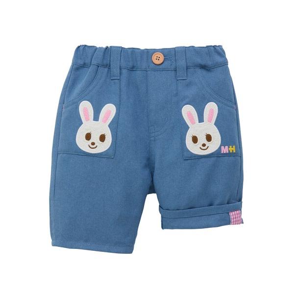 ZOZO問い合わせ番号:99970907ショップ:MIKI HOUSE，ミキハウスブランド:MIKI HOUSE，ミキハウス商品名:接触冷感　うさこ6分丈パンツカテゴリ:パンツ>その他パンツブランド品番:12-3106-795素材:ポ...