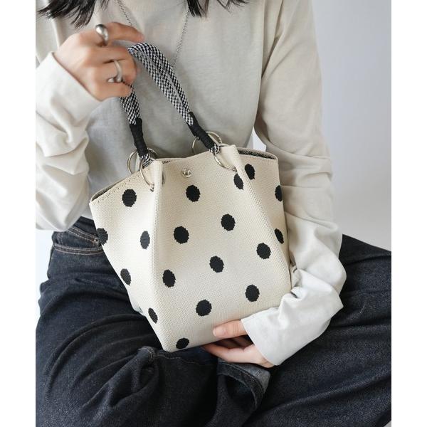 ZOZO問い合わせ番号:99971078ショップ:Port，ポートブランド:Jelly moo，ジェリームー商品名:【 Jelly moo / ジェリームー 】 ニッチデザイン ニット ロープ ハンドバッグカテゴリ:バッグ>ハンドバッ...