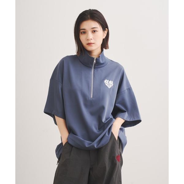 参考価格：6，899円発売時期：2024年05月コンディション：B（目立つ使用感なし）使用感が少ない、または気にならないアイテム前身頃：汚れ参考商品名：Heart embroidery SS HALF ZIP / ハートエンボリーハーフジッ...
