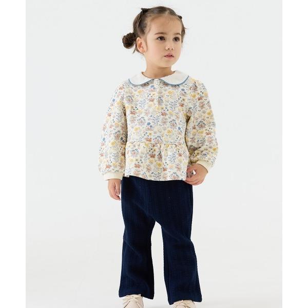 『セール実施中』ZOZO問い合わせ番号:100002318ショップ:moimoln，モイモルンブランド:moimoln，モイモルン商品名:【セットアップ】総柄ブルーフラワー長袖トップス＆パンツカテゴリ:ジャケット/アウター>セットアッ...