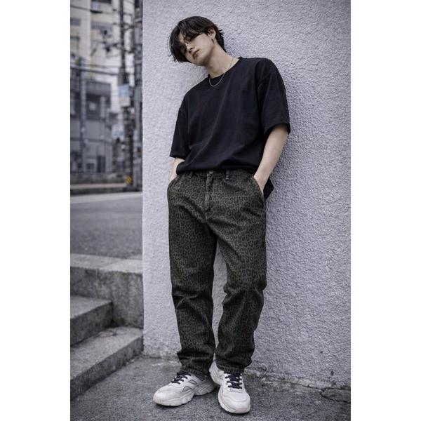 『タイムセール実施中』ZOZO問い合わせ番号:100002350ショップ:BAG IN THE DAY，バッグインザデイブランド:Bling Leads，ブリングリーズ商品名:【Bls】【Bling Leads】ヒョウ柄テーパードパンツカテ...