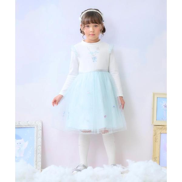 『セール実施中』ZOZO問い合わせ番号:100002354ショップ:NARUMIYA ONLINE，ナルミヤ オンラインブランド:mezzo piano，メゾピアノ商品名:マジカル刺しゅうドッキングワンピースカテゴリ:ワンピース/ドレス&g...