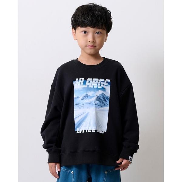 『セール実施中』ZOZO問い合わせ番号:100002366ショップ:X-girl Stages，エックスガール ステージスブランド:XLARGE KIDS，エクストララージキッズ商品名:スノーフォトトレーナーカテゴリ:トップス>スウェ...