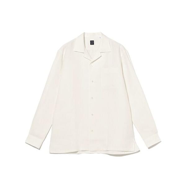 ZOZO問い合わせ番号:100002815ショップ:BEAMS MEN，ビームス メンブランド:BEAMS F，ビームスエフ商品名:リネン ソリッド オープンカラーシャツカテゴリ:トップス>シャツ/ブラウスブランド品番:21-11-0...