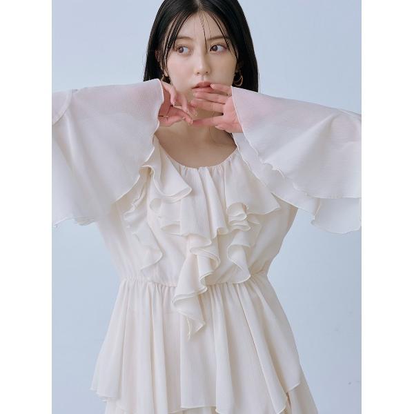 『セール実施中』ZOZO問い合わせ番号:100003099ショップ:SNIDEL，スナイデルブランド:SNIDEL，スナイデル商品名:シフォンフリルミニコンビワンピースカテゴリ:ワンピース/ドレス>ワンピースブランド品番:SWFO25...