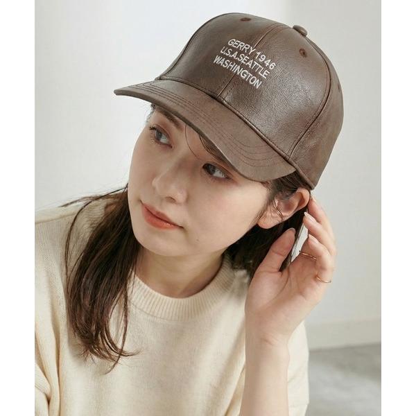 『タイムセール実施中』ZOZO問い合わせ番号:100003198ショップ:FUNALIVE，ファンアライブブランド:GERRY，ジェリー，FUNALIVE，ファンアライブ商品名:GERRY フェイクレザー3段刺繍CAPカテゴリ:帽子>...