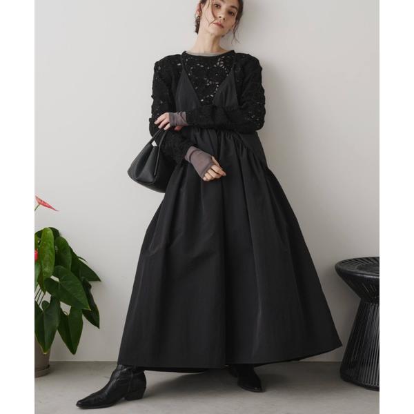 ZOZO問い合わせ番号:100003686ショップ:YARD PLUS/AUNT MARIE'S，ヤードプリュス/アントマリーズブランド:Libra Cue，リブラ キュー商品名:ナイロンキャミソールドレスワンピースカテゴリ:ワンピース/ド...