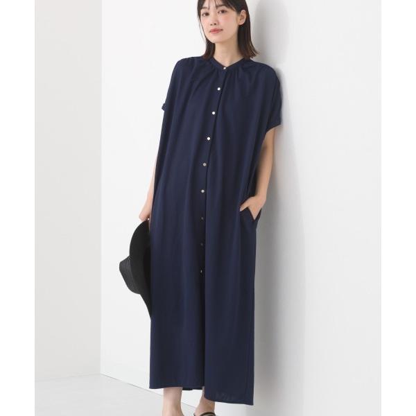 『セール実施中』参考価格：3，850円発売時期：2025年05月コンディション：S（新品同様）タグ付きの未使用、または新品同様のアイテム付属品：スペアボタン・タグ参考商品名：接触冷感前開きシャツワンピース参考品番：252W427OMN008...