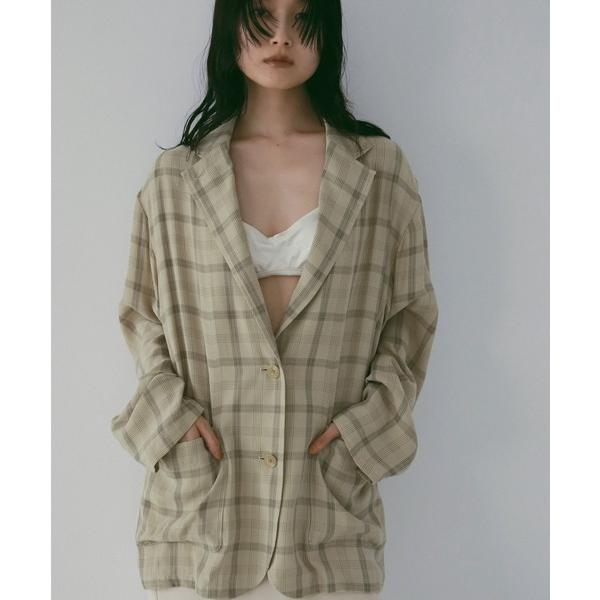 ZOZO問い合わせ番号:100033697ショップ:anuke，アンヌークブランド:anuke，アンヌーク商品名:Check Over Jacketカテゴリ:ジャケット/アウター>テーラードジャケットブランド品番:62610102素材...