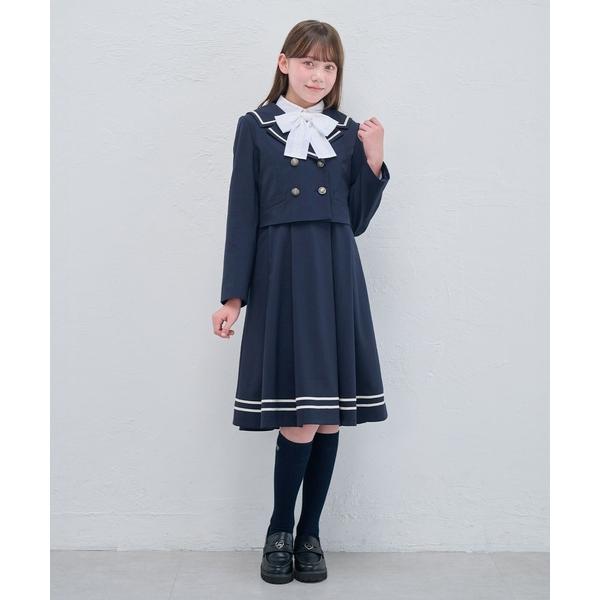 ZOZO問い合わせ番号:100033816ショップ:NARUMIYA ONLINE，ナルミヤ オンラインブランド:mezzo piano Junior，メゾピアノジュニア商品名:セーラーショートジャケット＆ジャンパースカートセットカテゴリ:...