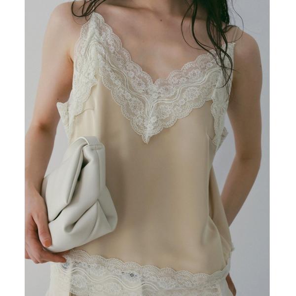 ZOZO問い合わせ番号:100064150ショップ:anuke，アンヌークブランド:anuke，アンヌーク商品名:Satin Lace Camisoleカテゴリ:トップス>キャミソールブランド品番:62610425素材:【本体】ポリエ...