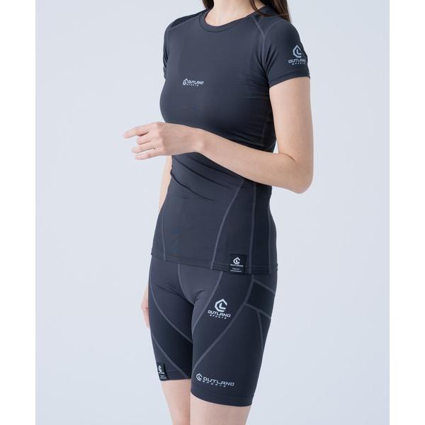 『タイムセール実施中』ZOZO問い合わせ番号:100064298ショップ:TETE，テットブランド:TETE，テット商品名:【TETE SELECTION】骨盤矯正コンプレッションハーフスパッツ/スポーツインナー 加圧シャツ ストレッチ ラ...